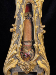 A unique, museum-quality exhibit reliquary (year 1710) with Relics of ...