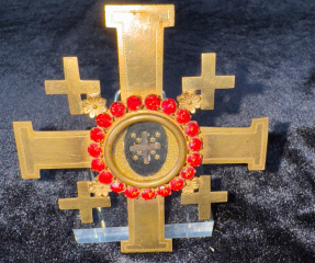 Exquisite Gold Reliquary with Relic of the True Cross – With ...