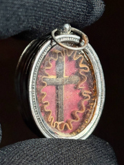 Exquisite Reliquary Containing a Fragment of the True Cross