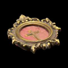 Fragment of the True Cross of the Lord JESUS CHRIST in a bronze reliquary