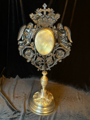 Silver-Plated Reliquary with the Relics of Two Popes: St. Gregory the ...