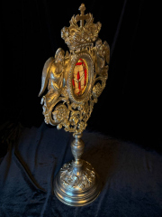 Silver-Plated Reliquary with the Relics of Two Popes: St. Gregory the ...